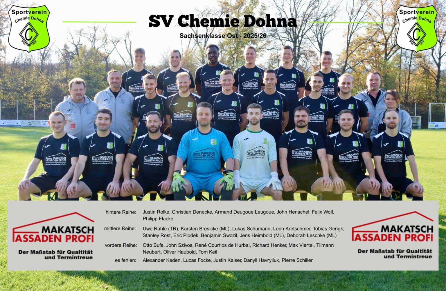1. Mannschaft | SV Chemie Dohna e.V.